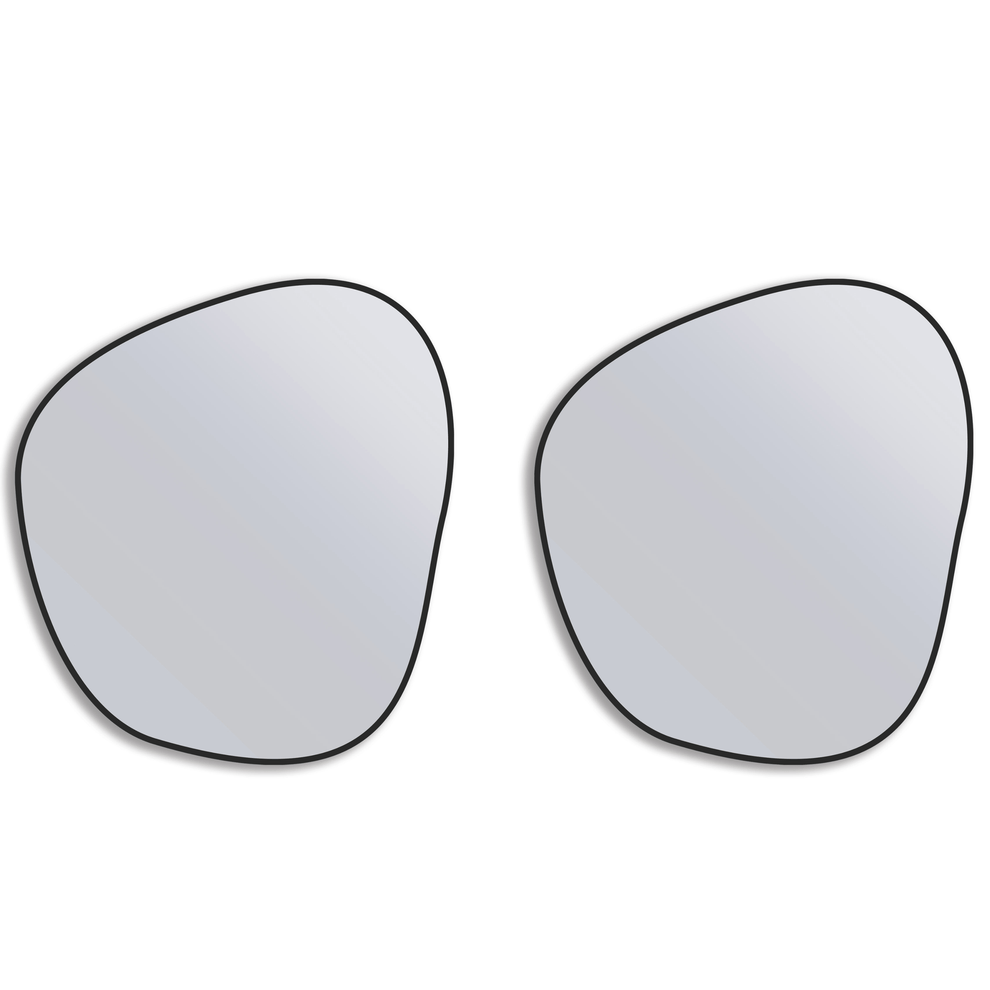 Organic 70x60cm Duo - Aluminium Mirrors 70x60cm | Locally Made – Baobab ...